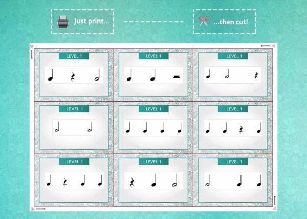 Rhythm Flash Cards with 10 Fun Rhythm Games - Violinspiration