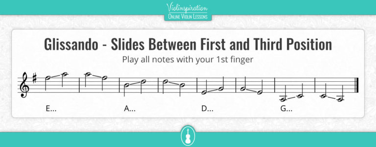 Violin Glissando - Easy Violin Lesson - Violinspiration