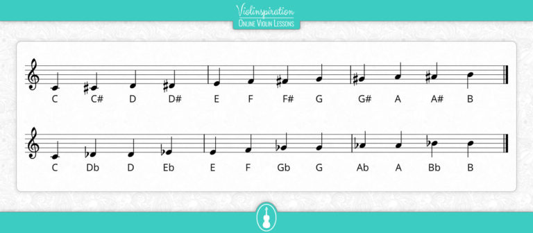 Half Steps and Whole Steps - Music Theory in a Nutshell - Violinspiration